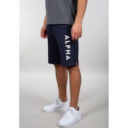 Alpha Industries Herren Sweatshorts &raquo;Jersey Short&laquo; blau XXL, N-Gr
