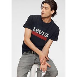 Levi's Levi's Herren T-Shirt mit gro&szlig;em Logoprint schwarz M