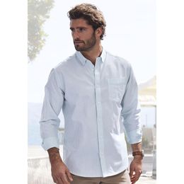 H.I.S. H.I.S Damen Langarmhemd &raquo;Regular-fit&laquo; Oxfordhemd langarm mit Button-down-Kragen aus reiner Baumwolle S (37/38), N-Gr