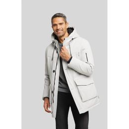 Bugatti Regenjacke mit Kapuze mit Futter aus recycelter Watte ecru 54 54 Wasserdichte Jacke bietet optimalen Schutz vor Regen