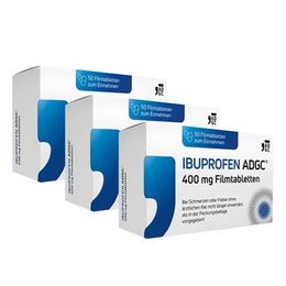 Ibuprofen Adgc 400 mg Filmtabletten (3x 50St) 3 St
