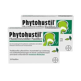 BAYER Phytohustil Hustenreizstiller Pastillen Doppelpackung (2x 20St) 2 St