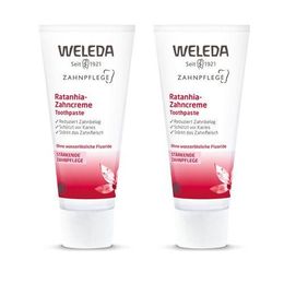 Weleda Ratanhia Zahncreme Doppelpackung (2x75ml) 2 St