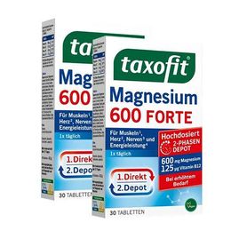 MCM KLOSTERFRAU Vertr. GmbH Taxofit Magnesium 600 Forte Depot Tabletten (2x30 g) 60 St