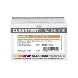 Syphilis Cleartest Testkassette Vollblut 5 St