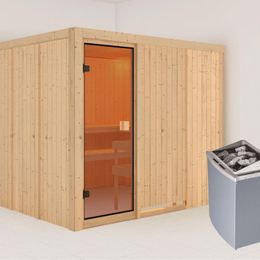 Karibu Woodfeeling Sauna Nybro, 9 kW int. Steuerung
