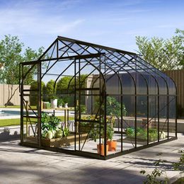 Vitavia Gew&auml;chshaus Dione Tomatenhaus Schwarz, 383x264x255 cm (LxBxH)