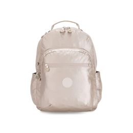 Kipling Basic Plus Seoul Rucksack 44 cm Laptopfach in metallic glow | Gr.: onesize