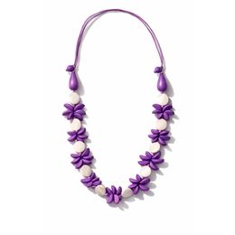 Collezione Alessandro Lange Kette " Edith " in violett | Gr.: onesize