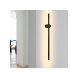 ZMH Wandleuchte LED in schwarz L 60CM Schwenkbar warmwei&szlig; 3000K lang | Gr.: onesize