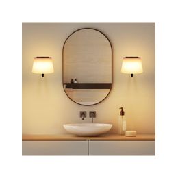 ZMH 2er-Set Wandleuchte LED in schwarz Akku touch dimmbar kabellos | Gr.: onesize