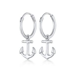 Elli Ohrringe 925 Sterling Silber Anker in Silber | Gr.: onesize