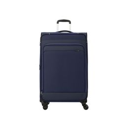 d&n D&N Travel Line 9504 4 Rollen Trolley L 76 cm mit Dehnfalte in navy | Gr.: onesize