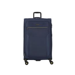 d&n D&N Travel Line 9704 4 Rollen Trolley L 78 cm mit Dehnfalte in dark blue | Gr.: onesize