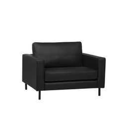 Beliani Sessel SAVALEN in Schwarz - (W) 117 x (H) 87 x (L) 91 cm | Gr.: onesize