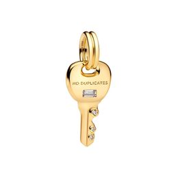 Pandora Charm-Anh&auml;nger Schl&uuml;ssel Goldfarben | Gr.: onesize