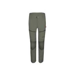 Trollkids Zipp-Off-Trekkinghose Slim Fit Nordfjord in clay green | Gr.: 122