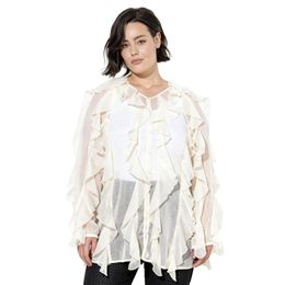Ulla Popken Bluse in blassgelb | Gr.: 58-60