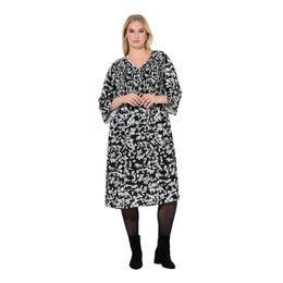 Ulla Popken Kleid in schwarz | Gr.: 46-48