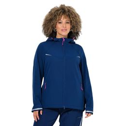 Ulla Popken Softshelljacke in dunkelblau | Gr.: 46-48