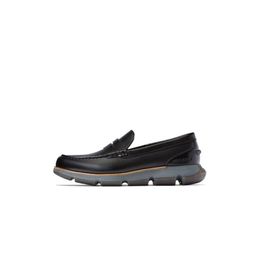 Cole Haan Loafer 4.ZEROGRAND PENNY LOAFERS in BLACK GRAY PINSTRIPE BLACK | Gr.: 44