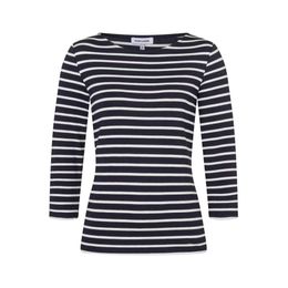 More & More More & More stretchiges 3/4 Arm, Streifenshirt in marine/offwhite | Gr.: 34