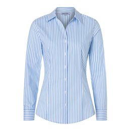 More & More More & More gestreifte Hemdbluse in skyblue/offwhite | Gr.: 34