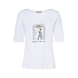 More & More More & More softes Halbarmshirt, Frontprint in white | Gr.: 46