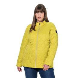 Ulla Popken Steppjacke in gelbgr&uuml;n | Gr.: 62/64