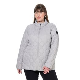 Ulla Popken Steppjacke in hellgrau | Gr.: 50-52