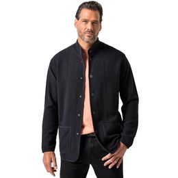 JP1880 Strickjacke in schwarz | Gr.: 7XL