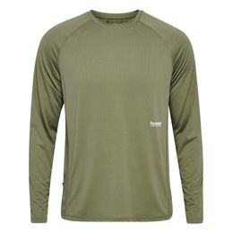 Hummel Longsleeve "Pulse Workout T-Shirt Longsleeve" in Gr&uuml;n | Gr.: M