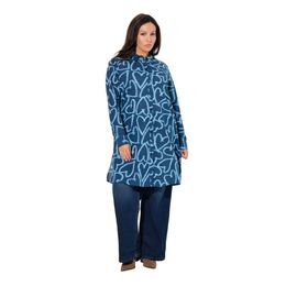Ulla Popken Longtunika in tintenblau | Gr.: 46-48