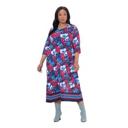 Ulla Popken Kleid in marine | Gr.: 54-56