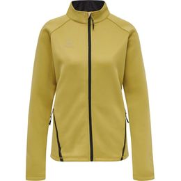 Hummel Rei&szlig;verschluss Jacke Raglan&auml;rmel Hmlcima Damen in ANTIQUE GOLD | Gr.: L