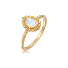 Elli Ring 925 Sterling Silber in Gold | Gr.: 54