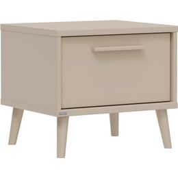 Nachtkommode Paidi "EEFJE in Beige, Schublade mit Soft-Close, verschiedene Ausf&uuml;hrungen", cashmere, beige, B:48cm H:42cm T:41cm, Spanplatte, Sideboards, moderner und langlebiger Nachttisch aus Holz, gepr&uuml;fte Qualit&auml;t