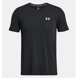 Trainingsshirt Under Armour "VANISH SEAMLESS SS", Herren, Gr. 3XL, schwarz,, mod gray, Obermaterial: 53% Nylon, 47% Polyester, Shirts, mit 4-Wege-Stretch, atmungsaktive Mesh-Eins&auml;tze, schwei&szlig;ableitend