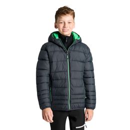 Steppjacke CMP "KID JACKET FIX HOOD", Jungen, Gr. 164, antracite, de, Softshell, Obermaterial: 100% Polyester. Futter: 100% Polyester. Wattierung: 100% Polyester, hoch geschlossener Ausschnitt, eingesetzt eingefasste Kante, Jacken Steppjacke, w&auml;rmend & winddicht & wasserabweisend, f&uuml;r Kinder