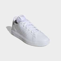 Sneaker adidas Sportswear, Damen, Gr. 37, ftwwht, ftwwht, silvmt, Synthetik, Textil, Schuhe Sneaker, inspiriert vom Design des adidas stan smith