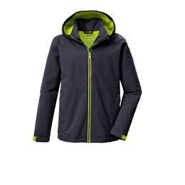 Killtec Kinder Outdoorjacke "KOS 192 BYS JCKT"schwarz blau, Gr. 176, Obermaterial: 100% Polyester. Futter: 100% Polyester, Jacken