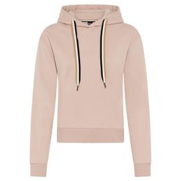 BOSS Damen Hoodie "CP Stripe Hoodie", Gr. XLlight beige 270, Sweatware, Obermaterial: 46% Baumwolle, 46% Lyocell, 8% Polyamid, Sweatshirts, mit