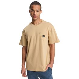 Quiksilver Herren T-Shirt "Salt Water Pocket"khaki, Gr. S, Obermaterial: 100% Walkfrottier;, Shirts