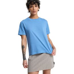 T-Shirt Quiksilver "Essential", Damen, Gr. L, riviera, Obermaterial: 100% Walkfrottier;, Shirts T-Shirt
