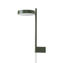 w&auml;stberg W&auml;stberg w242 Pastille alu br2 Wandleuchte Olive green 2700K