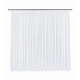 Fertigstore Laura, Wei&szlig;, Textil, Uni, 600x245 cm, Wohntextilien, Gardinen & Vorh&auml;nge, Fertiggardinen, Fertigstores