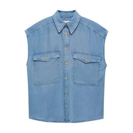 Mango Bluse 'ALESSIA' Damen Gr&ouml;&szlig;e L blue denim