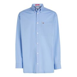 Tommy Jeans Button Up Shirt male Blue size XL
