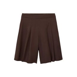 Mango Pleat-Front Pants 'Laguna' female Brown size 36