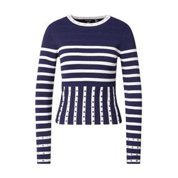 Karen Millen Pullover Damen Gr&ouml;&szlig;e XS navy / wei&szlig;